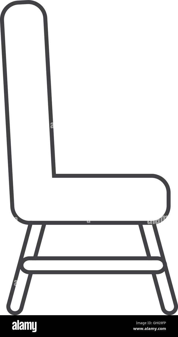 single chair icon Stock Vector Image & Art - Alamy