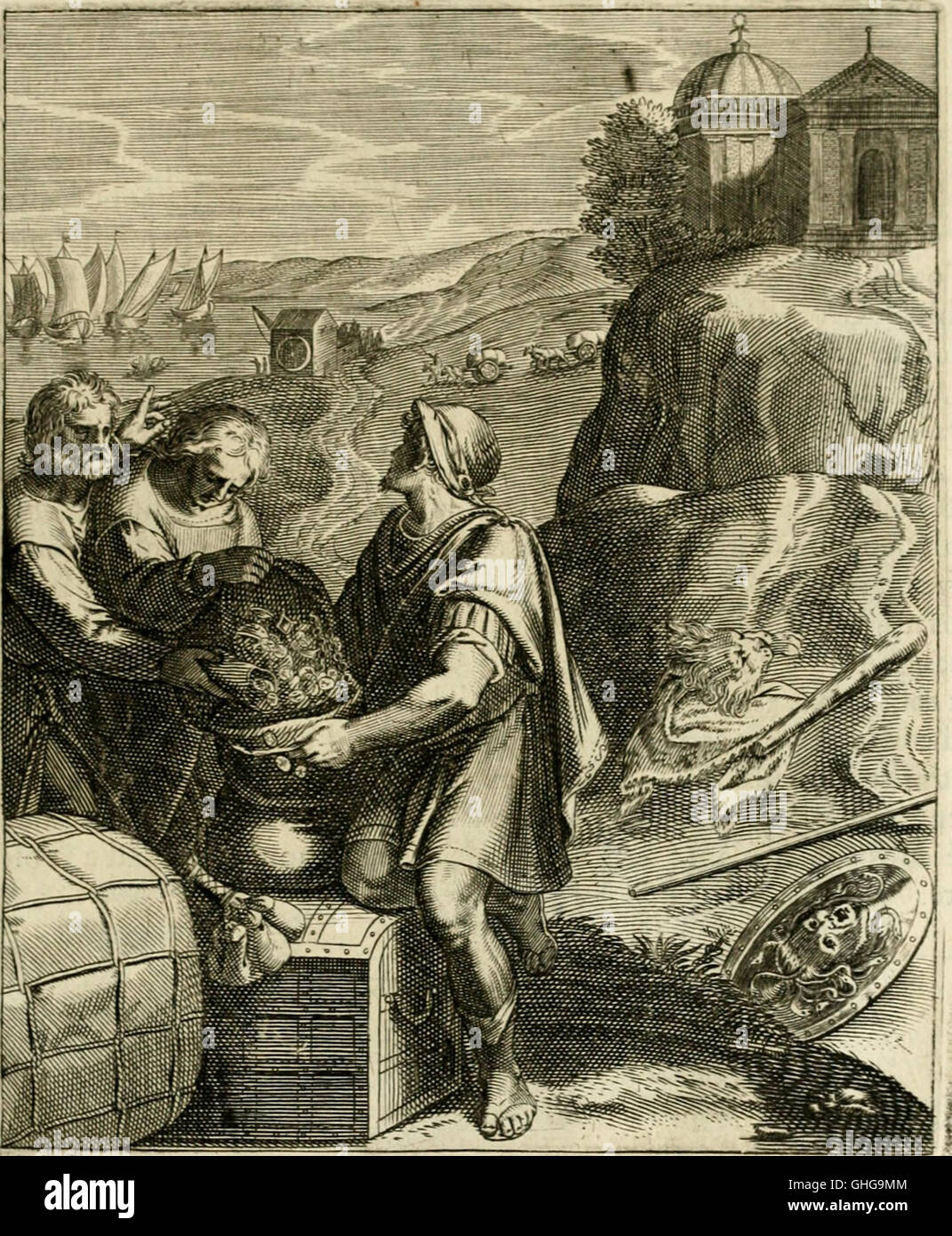 This 1646 work presents the Stoic philosophy through 100 illustrations ...