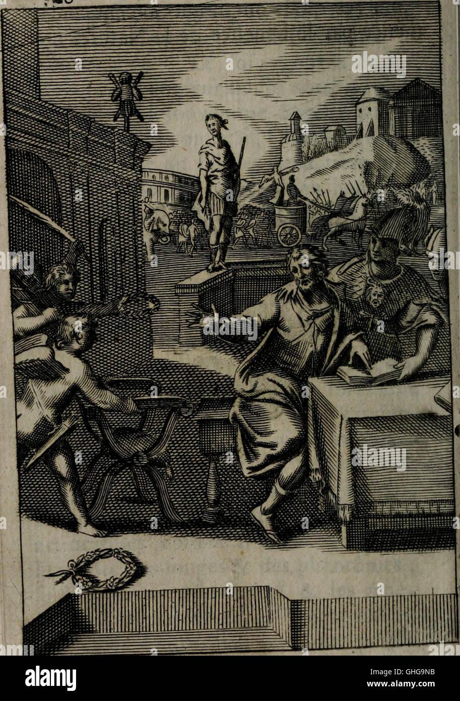 A 1688 French work illustrating the difference between passions and ...