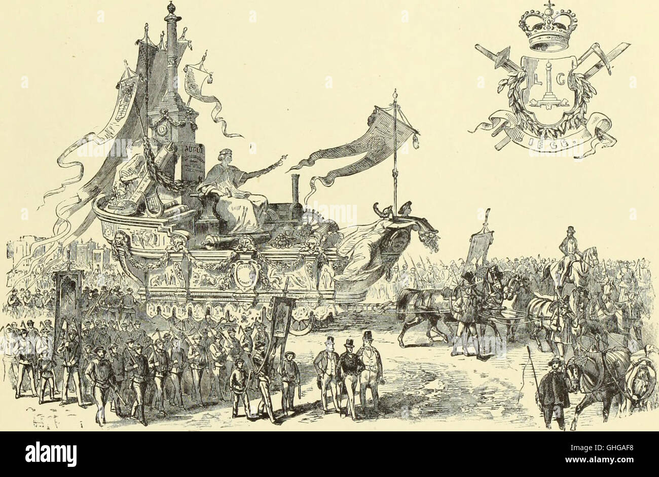 This 1884 work, 'Brussels through the Ages,' takes a historical look at ...