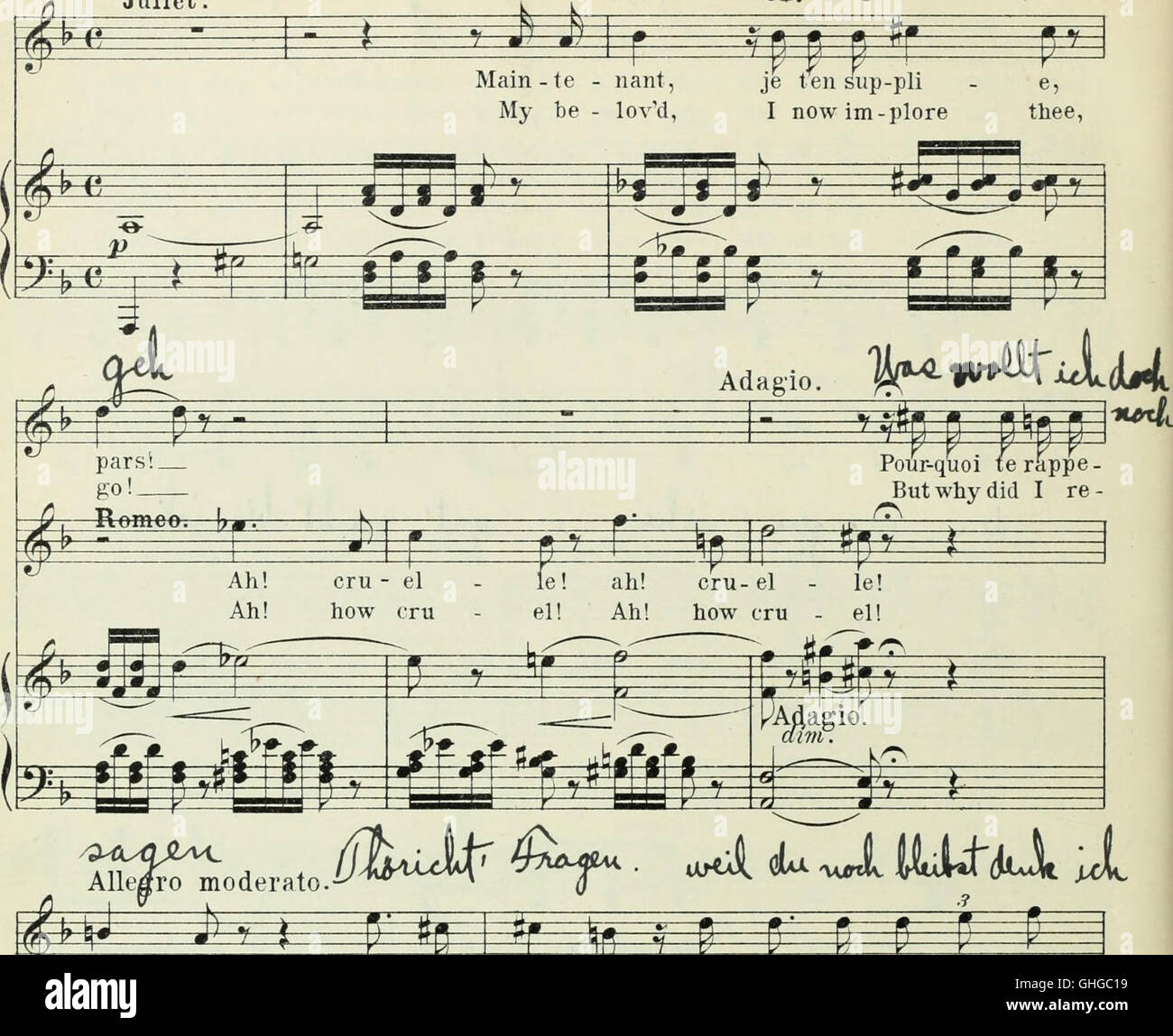 The 1897 opera adaptation of *Romeo and Juliet* presents the classic ...