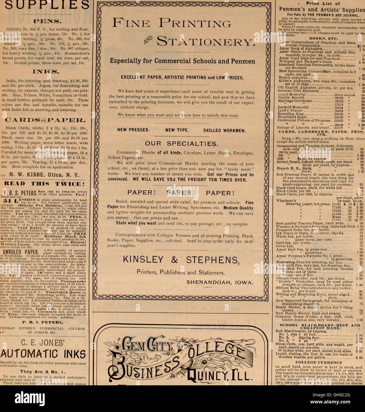 The *Penman's Art Journal and Penman's Gazette* (1890) is a publication ...