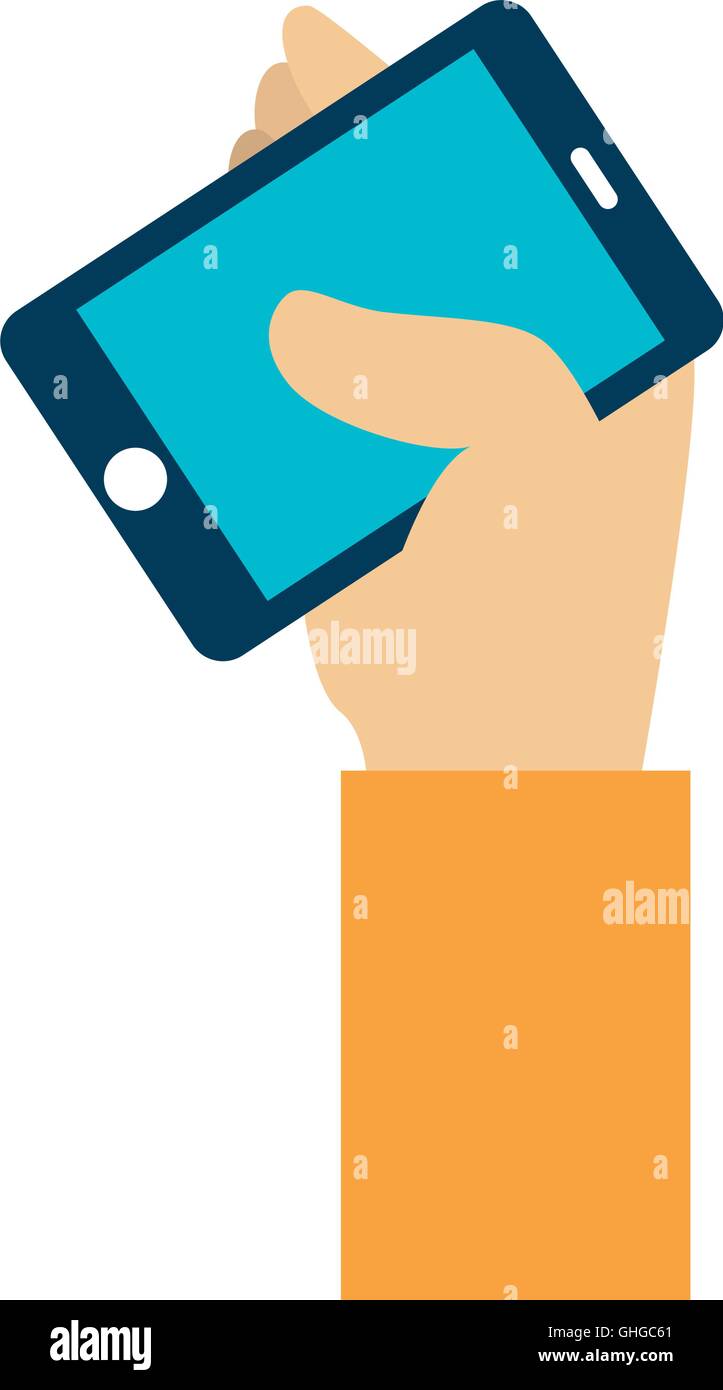 mobile smartphone device icon vector illustration Stock Vector Image ...
