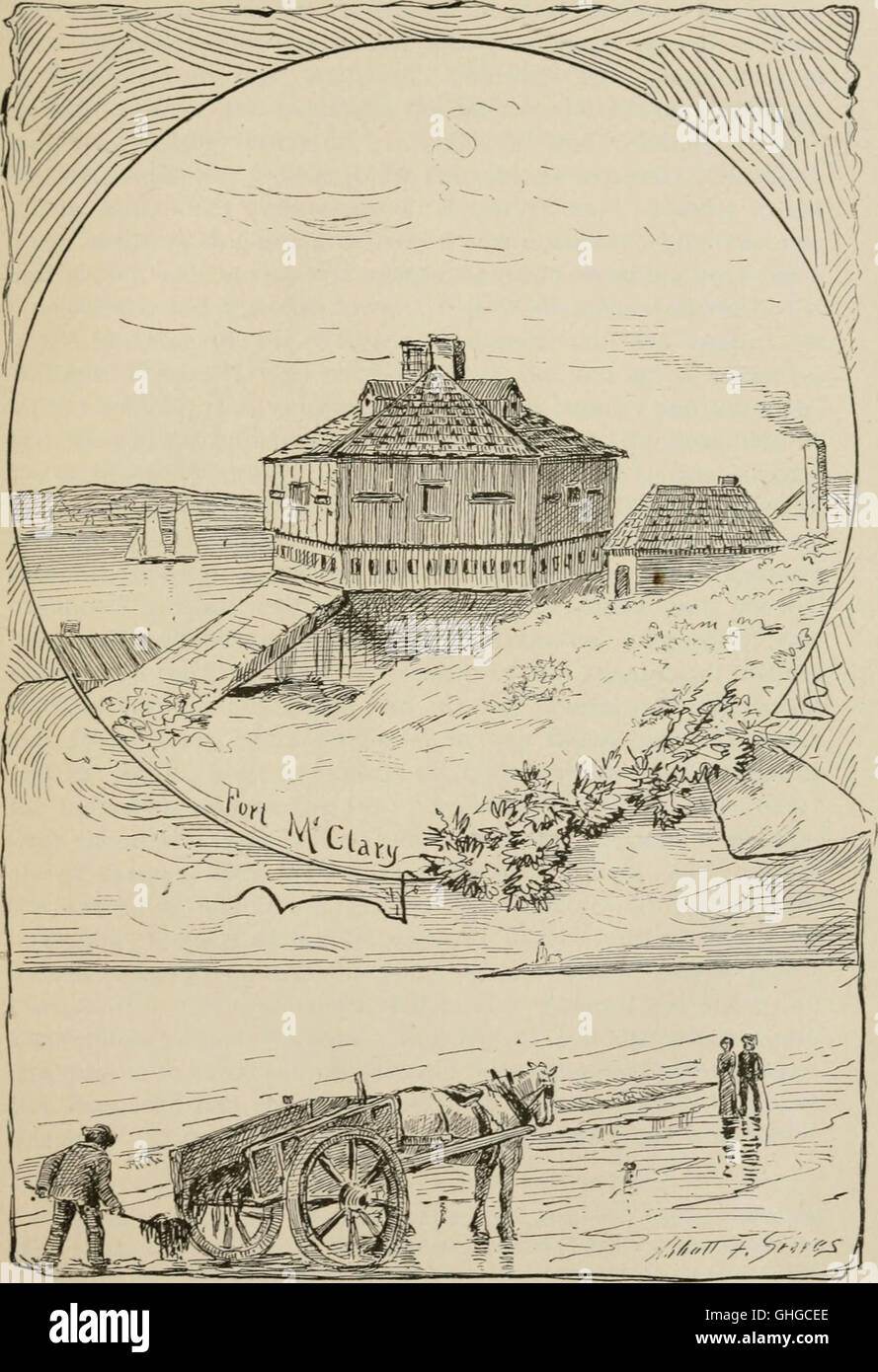 This 1884 work showcases the historic and scenic aspects of New Castle ...
