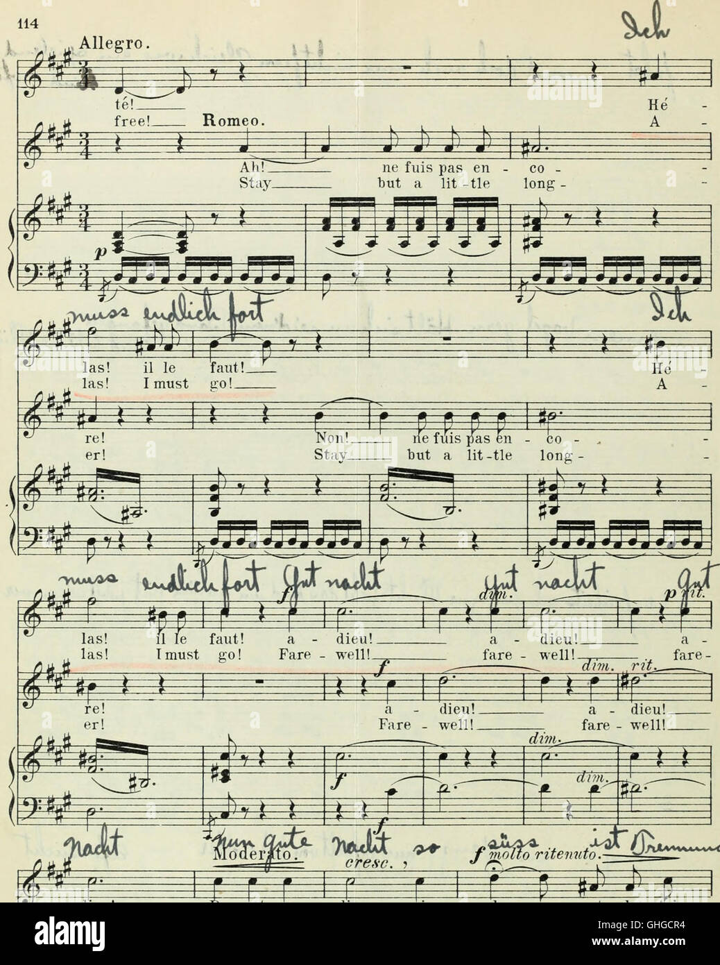 The 1897 opera *Romeo and Juliet* is a five-act musical adaptation of ...