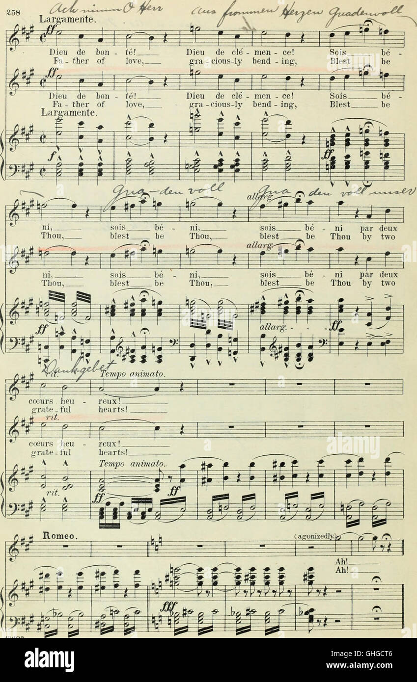 The 1897 opera adaptation of Shakespeare's classic play Romeo and ...