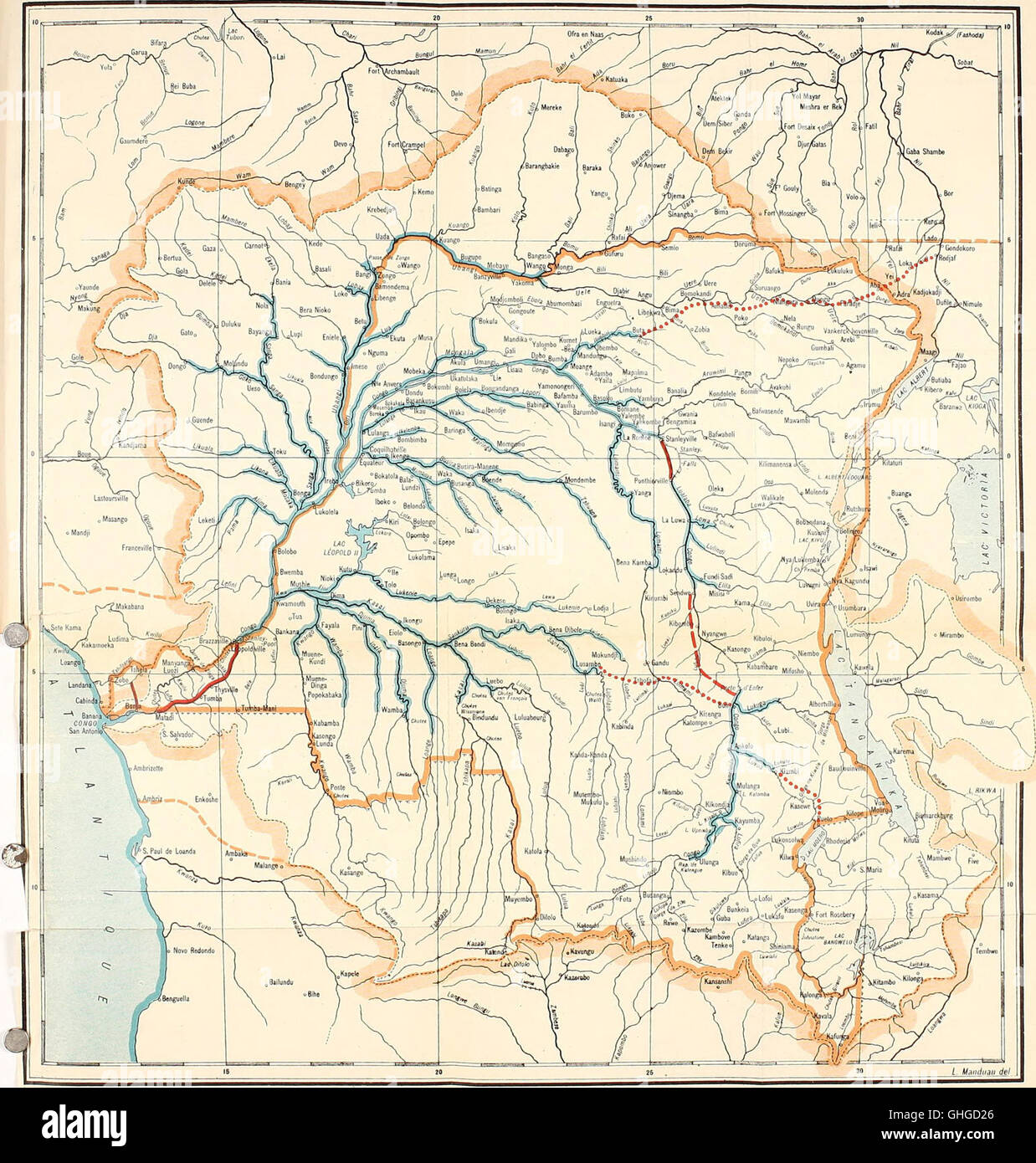 Le chemin de fer du Congo (Matadi-Stanley-Pool) (1907 Stock Photo - Alamy