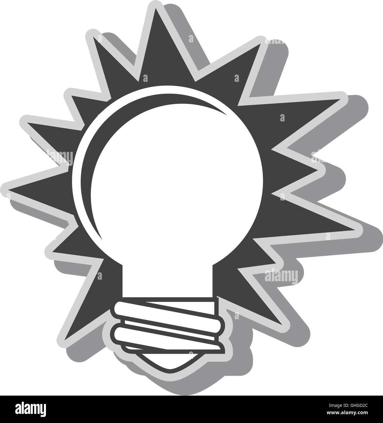 bulb energy light icon vector illustration Stock Vector Image & Art - Alamy
