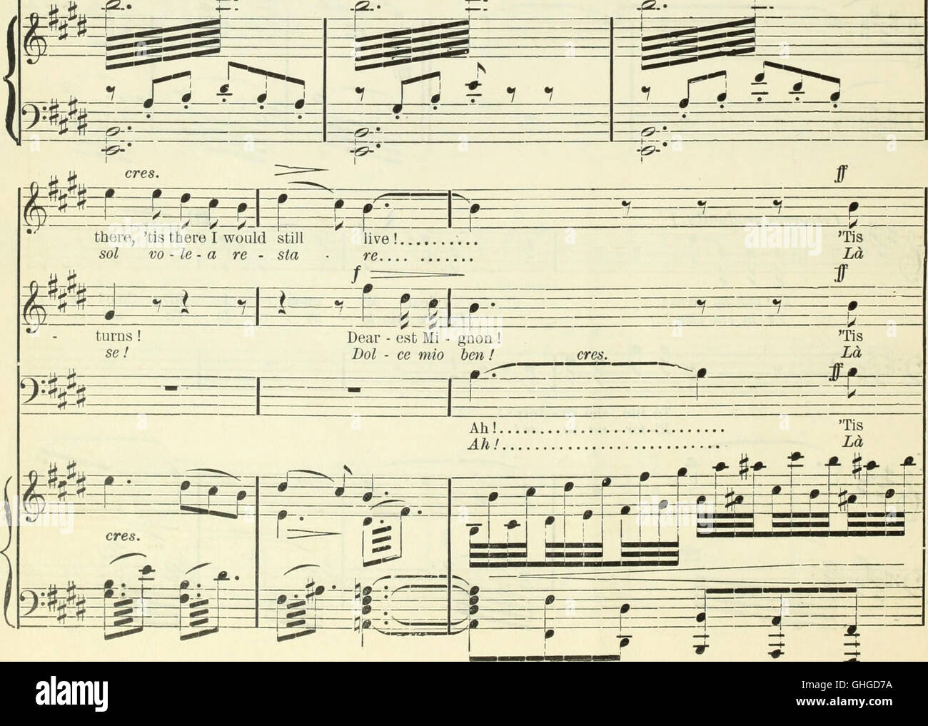 Ambroise thomas opera mignon hi-res stock photography and images - Alamy