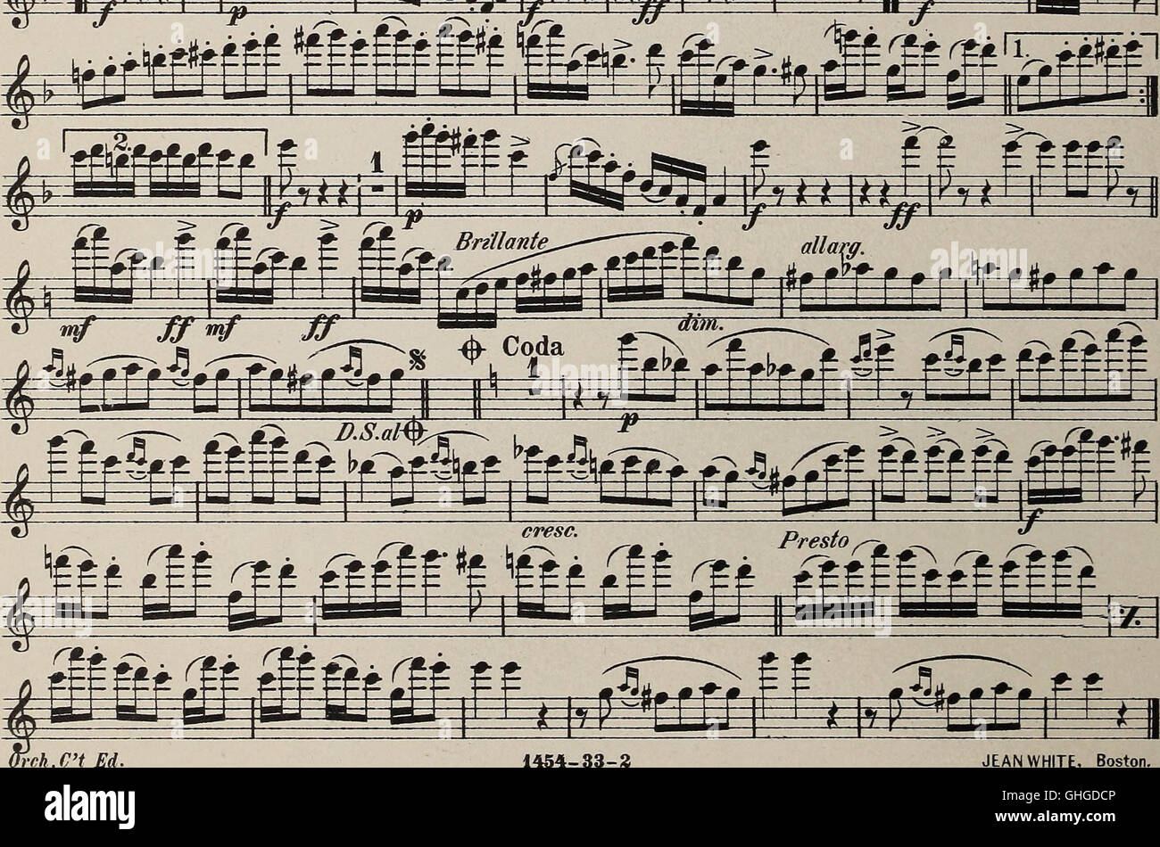 The orchestral parts for the opera 'Tabasco' (1894) by G.W. Chadwick ...