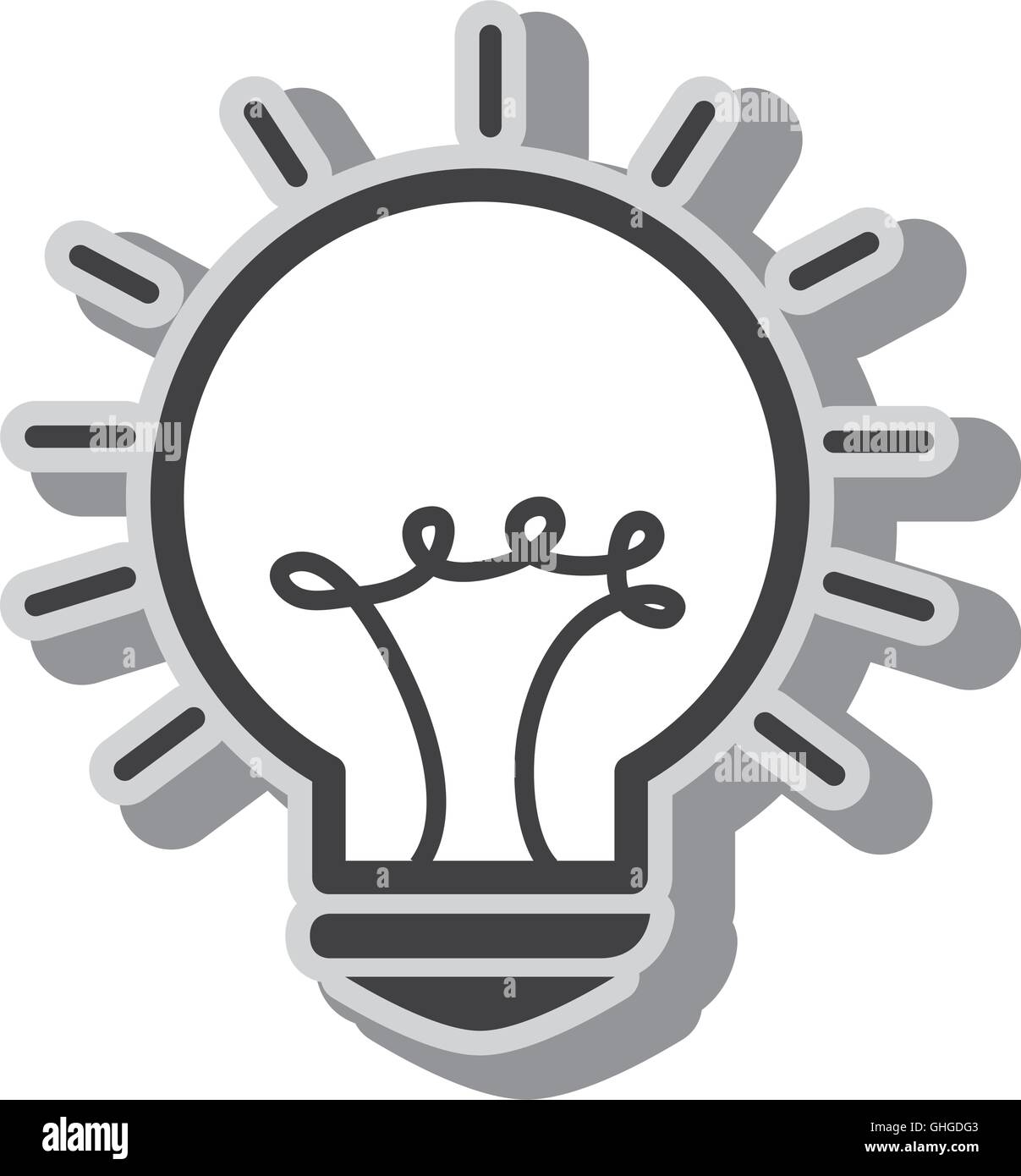 bulb energy light icon vector illustration Stock Vector Image & Art - Alamy