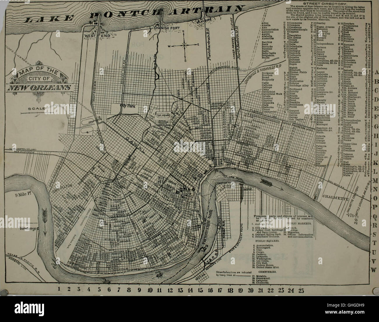 Map of creole hi-res stock photography and images - Alamy