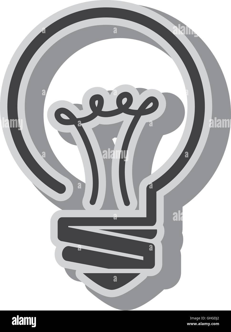 bulb energy light icon vector illustration Stock Vector Image & Art - Alamy