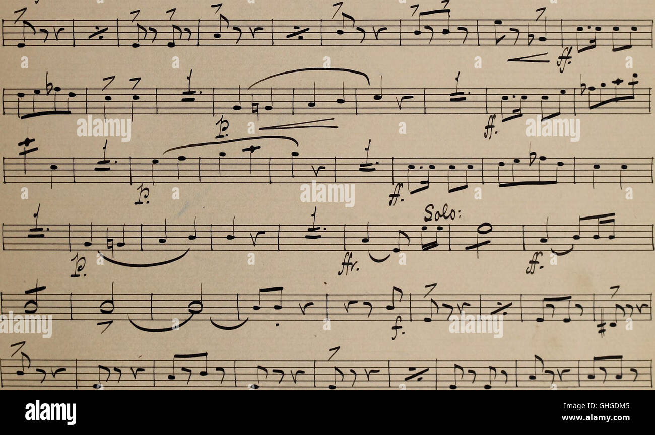 Orchestral scores and parts for G.W. Chadwick's opera 'Tabasco' (1894 ...