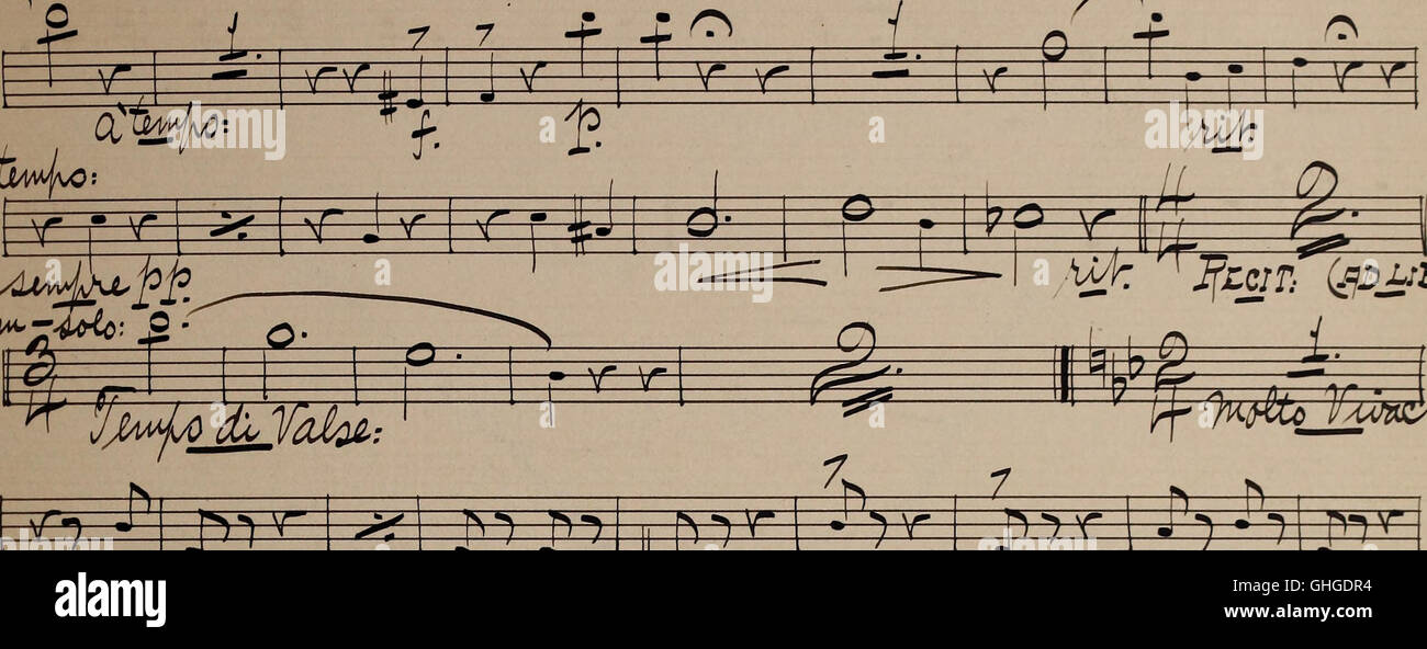 This collection of orchestral parts, related to the opera Tabasco by G ...