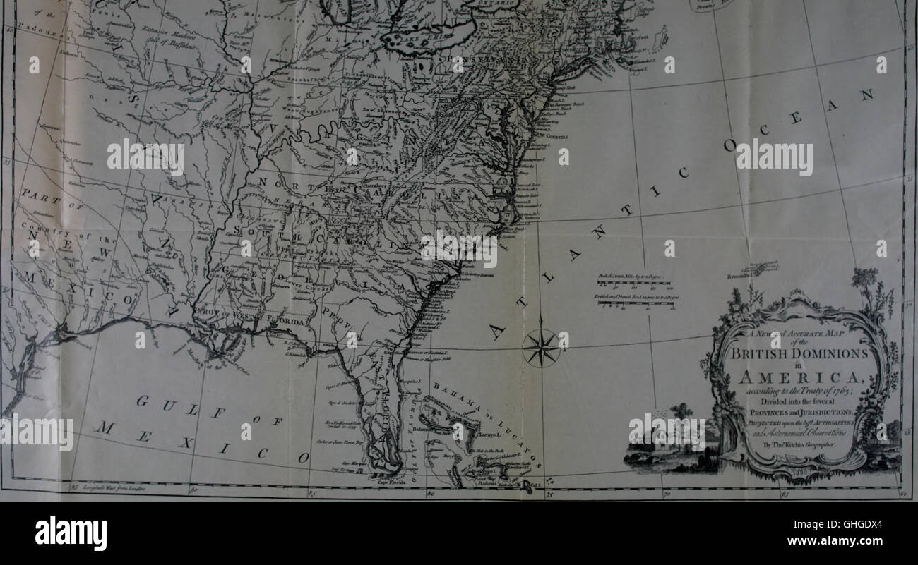 North america map 1759 hi-res stock photography and images - Alamy