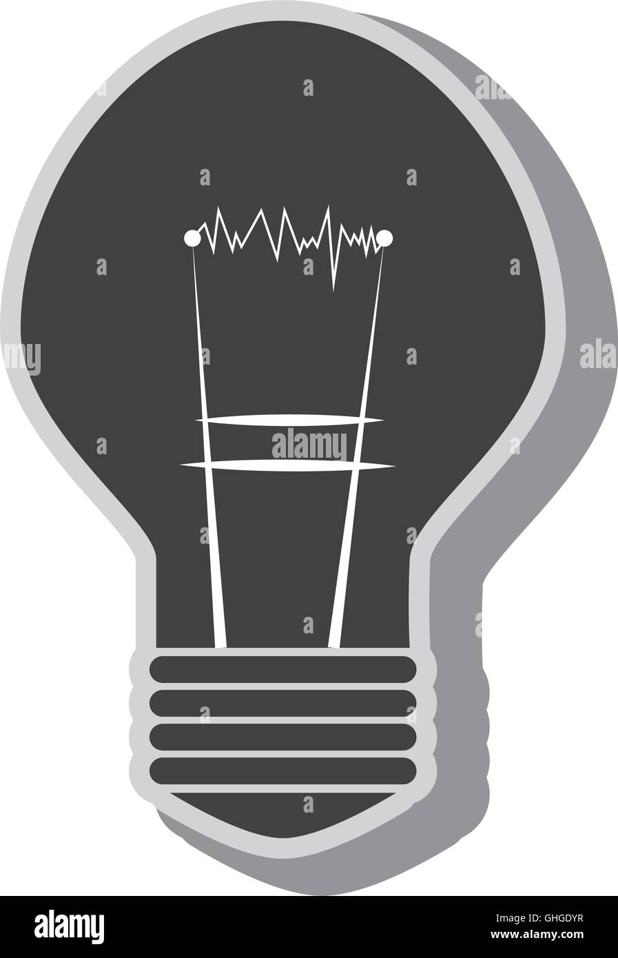 bulb energy light icon vector illustration Stock Vector Image & Art - Alamy