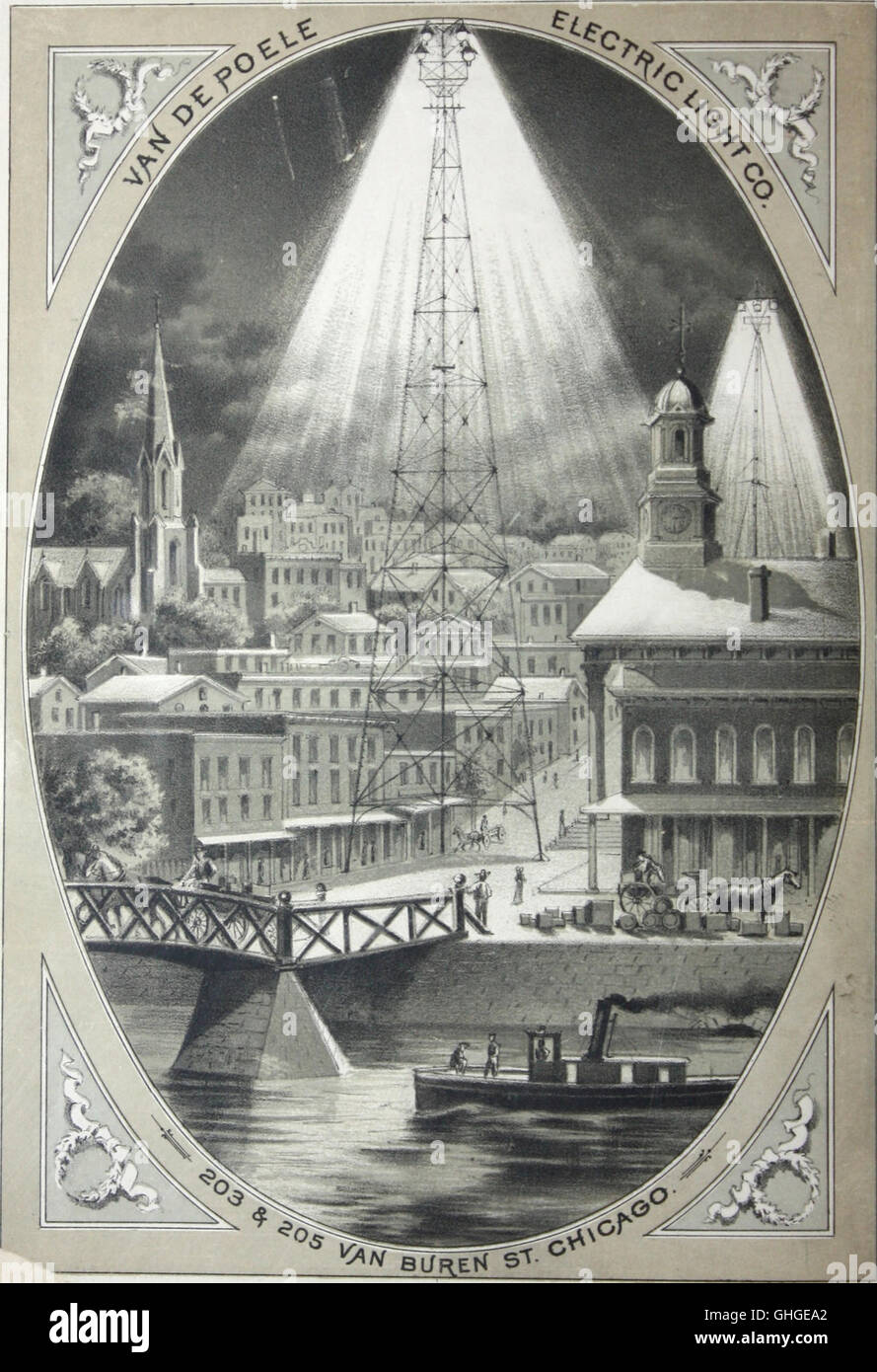 The Van Depoele Electric Light Company, founded in 1884, manufactured ...