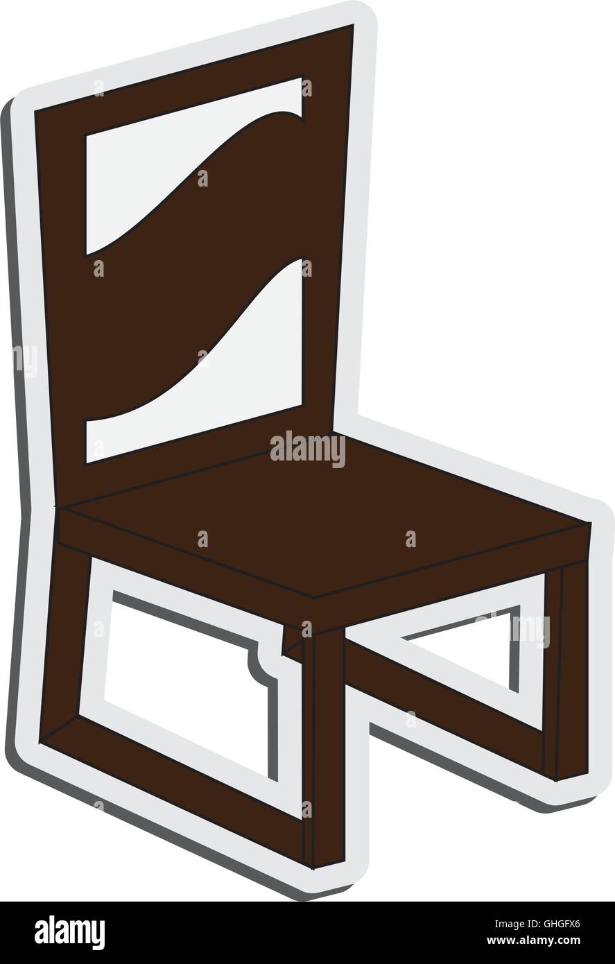 single chair icon Stock Vector Image & Art - Alamy