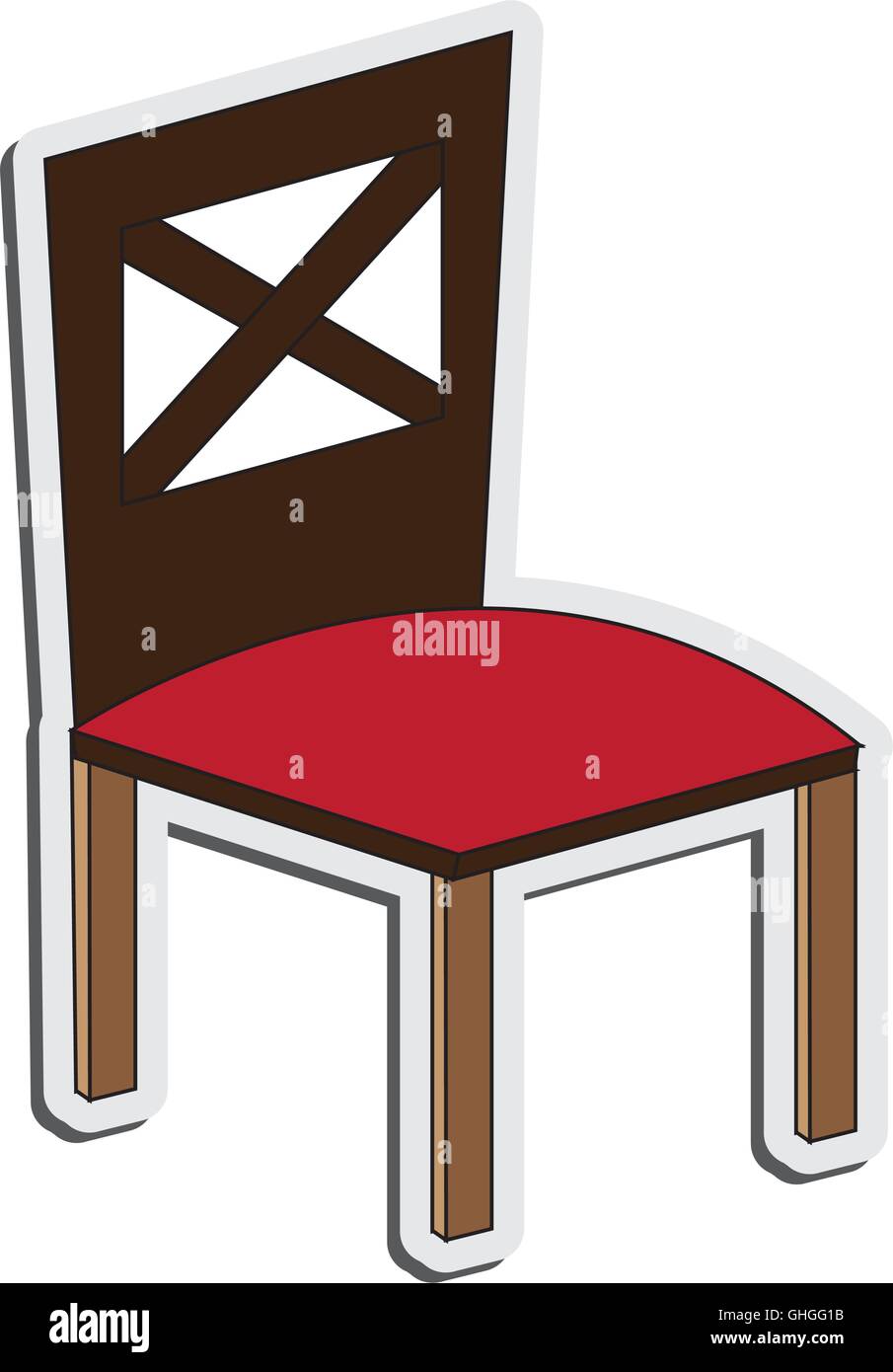 single chair icon Stock Vector Image & Art - Alamy