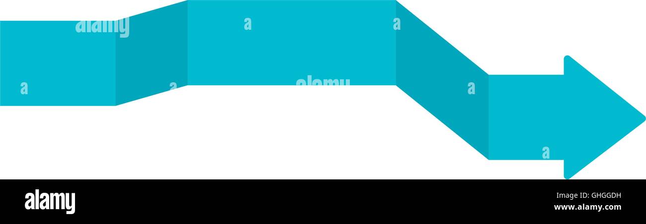 blue arrow symbol icon vector illustration Stock Vector Image & Art - Alamy