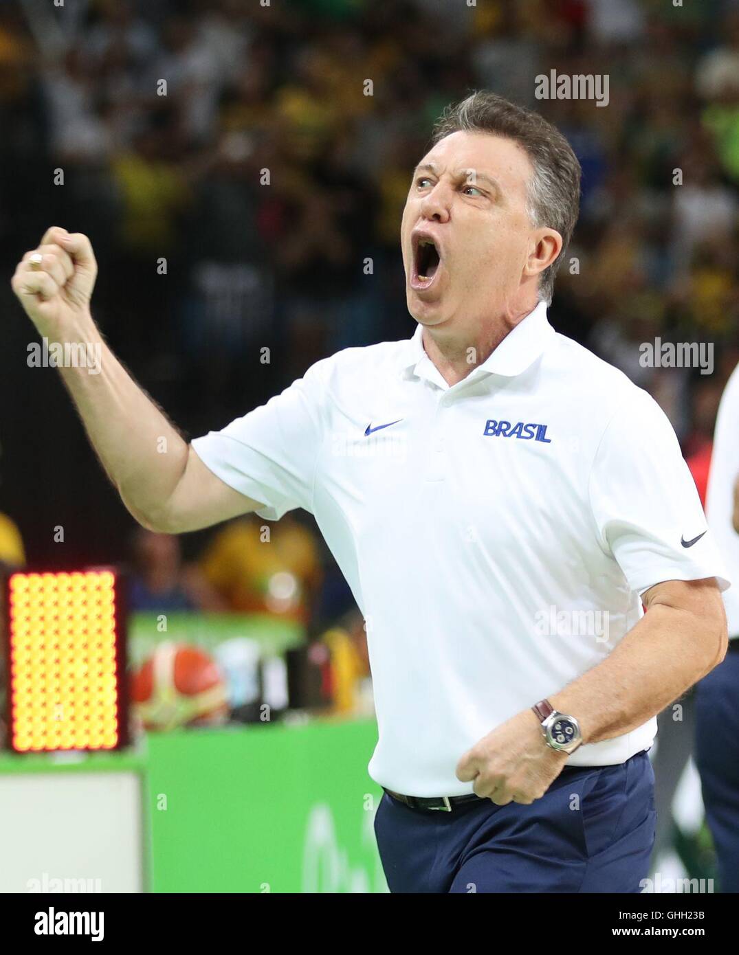 Rio De Janeiro, Brazil. 9th Aug, 2016. Ruben Magnano, head coach of ...