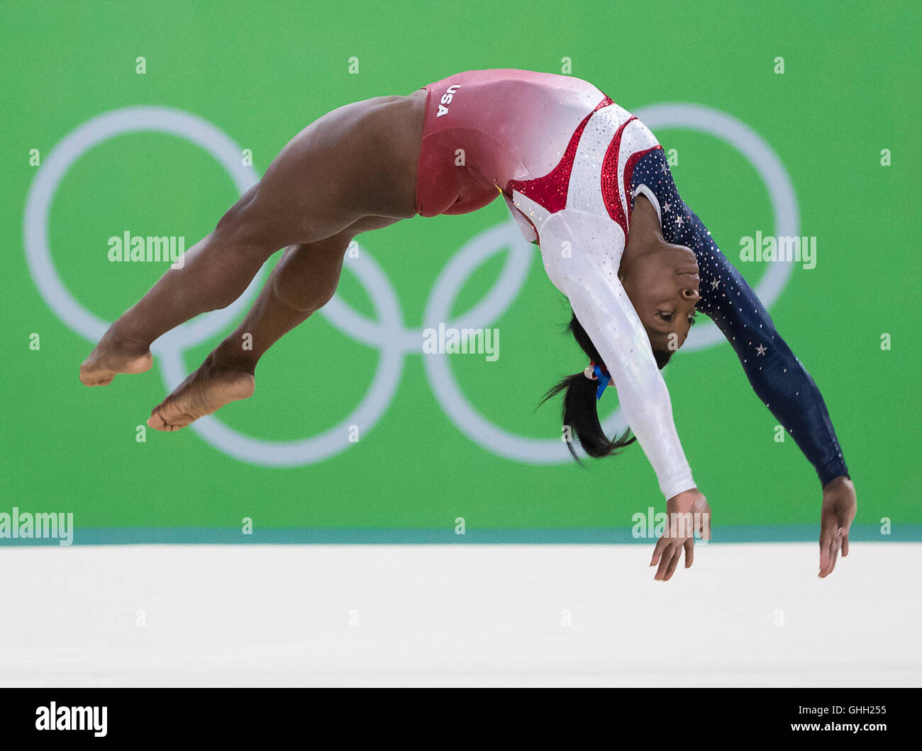 Rio de Janeiro, RJ, Brazil. 9th Aug, 2016. OLYMPICS GYMNASTICS : Simone ...