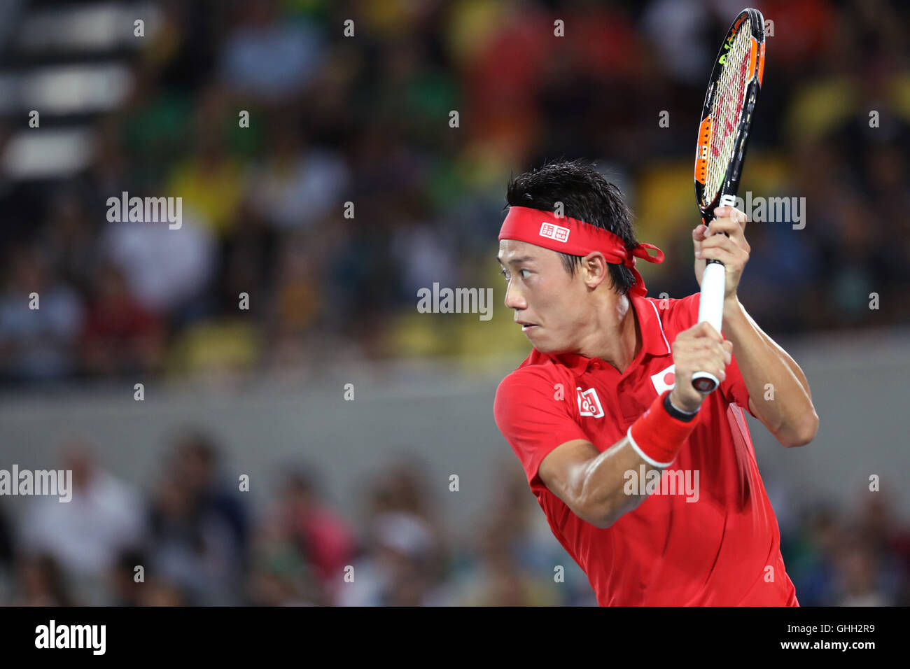 Rio de Janeiro, Brazil. 8th Aug, 2016. Kei Nishikori (JPN) Tennis : Men ...