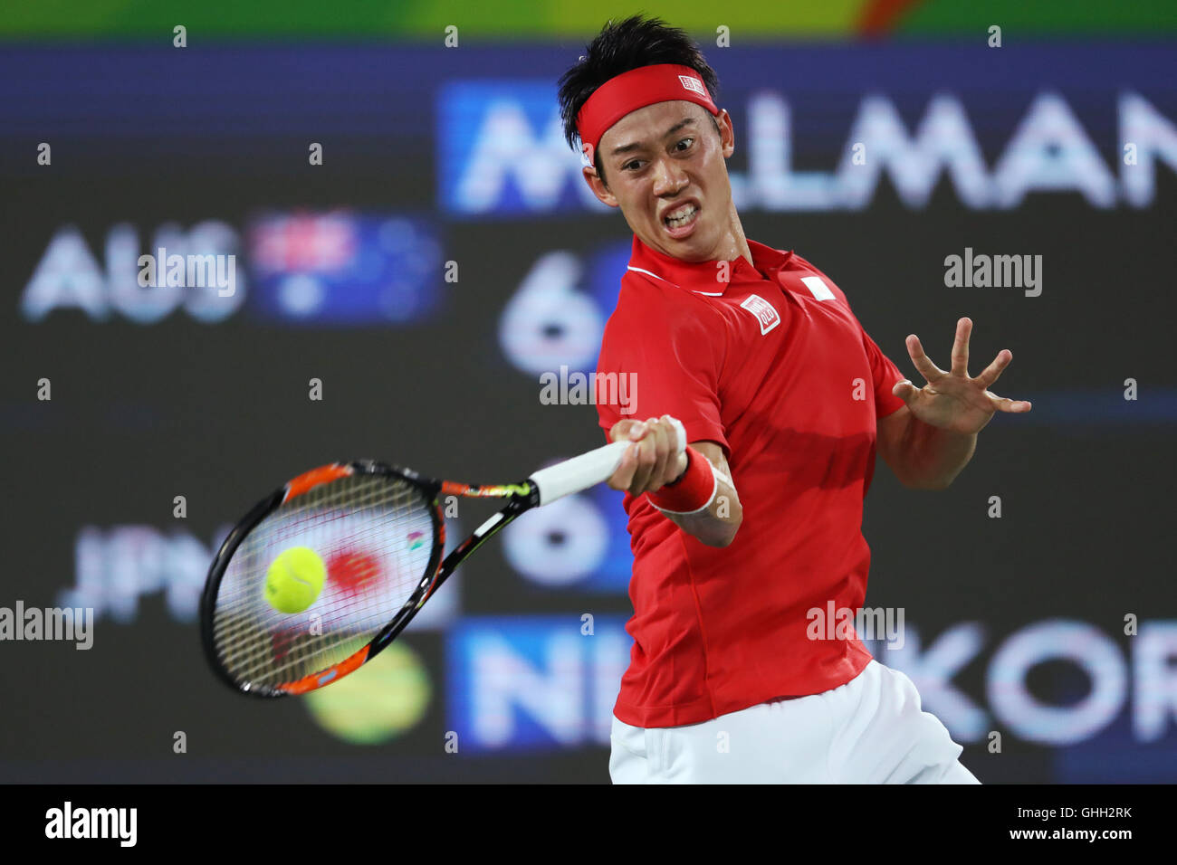 Rio de Janeiro, Brazil. 8th Aug, 2016. Kei Nishikori (JPN) Tennis : Men ...