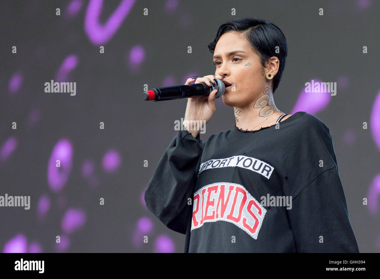 Chicago, Illinois, USA. 28th July, 2016. Singer KEHLANI PARRISH of ...