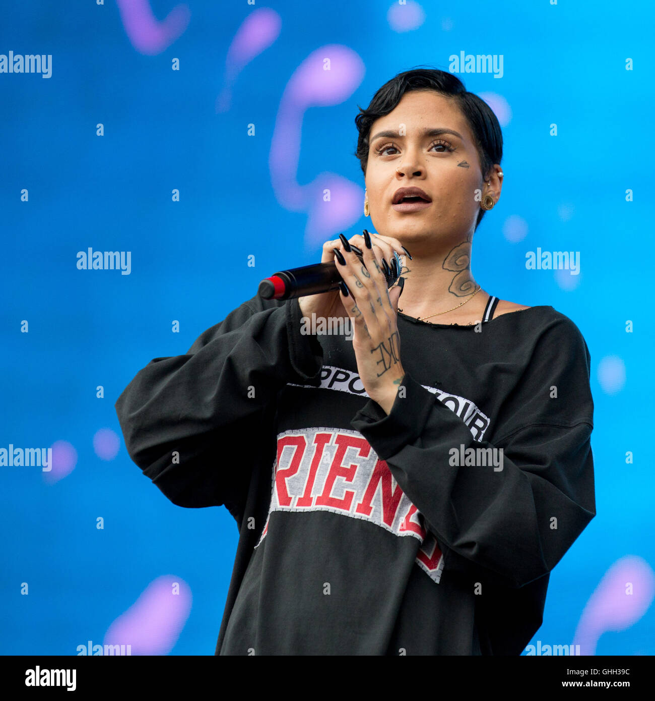 Chicago, Illinois, USA. 28th July, 2016. Singer KEHLANI PARRISH of ...