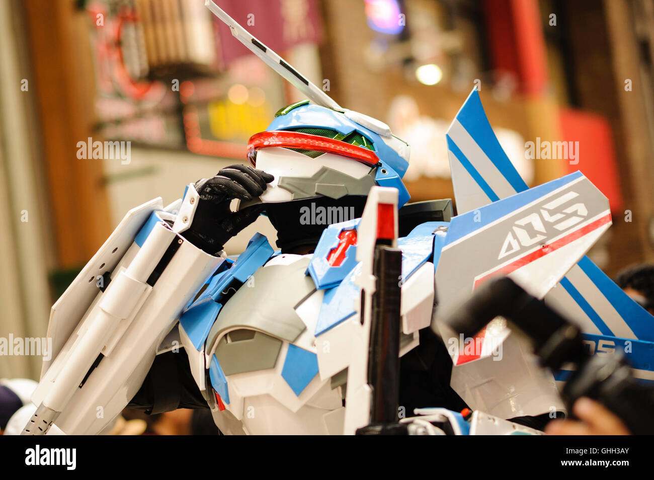 AUGUST 7, 2016 - Cosplayers walk in a parade during the World Cosplay ...