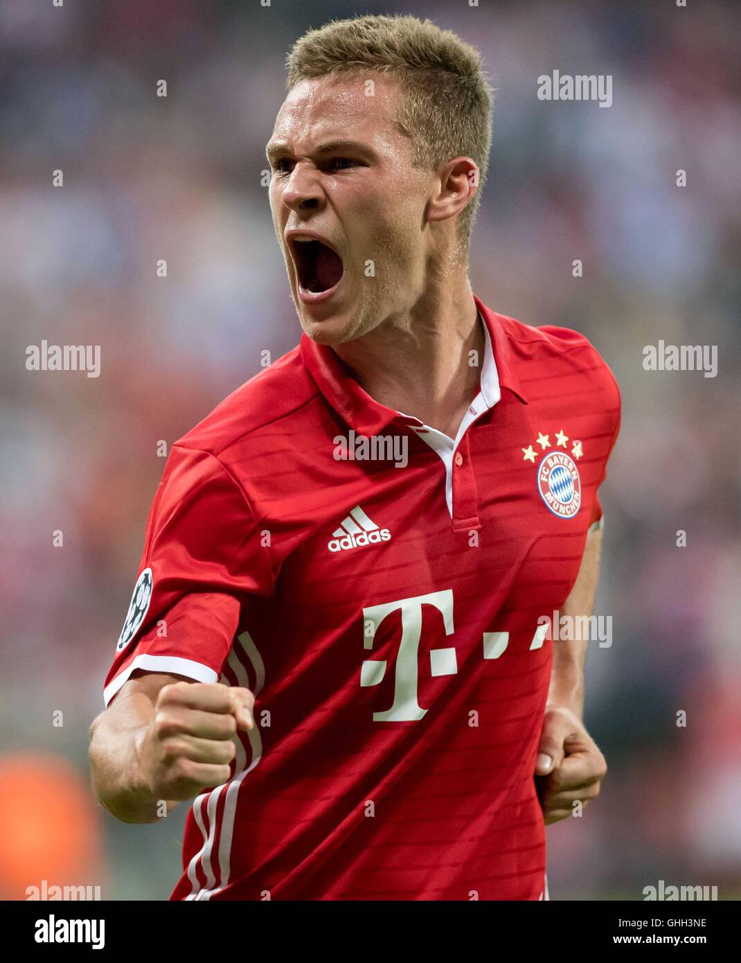 Munich, Germany. 13th Sep, 2016. Bayern's Joshua Kimmich in action ...