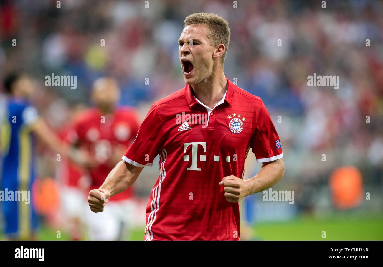 Munich, Germany. 13th Sep, 2016. Bayern's Joshua Kimmich in action ...