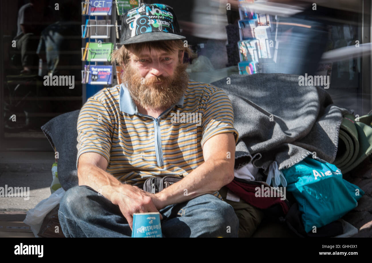 Homeless man known hi-res stock photography and images - Alamy