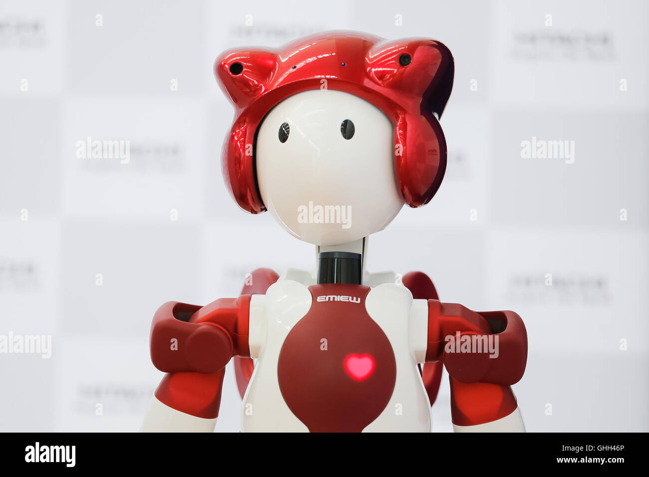Tokyo, Japan. 14th September, 2016. Hitachi's humanoid robot EMIEW3 ...