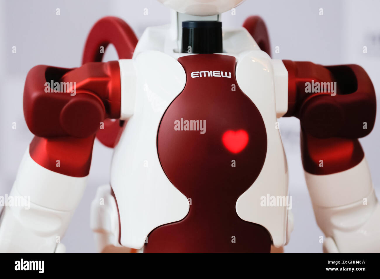 Tokyo, Japan. 14th September, 2016. Hitachi's humanoid robot EMIEW3 ...