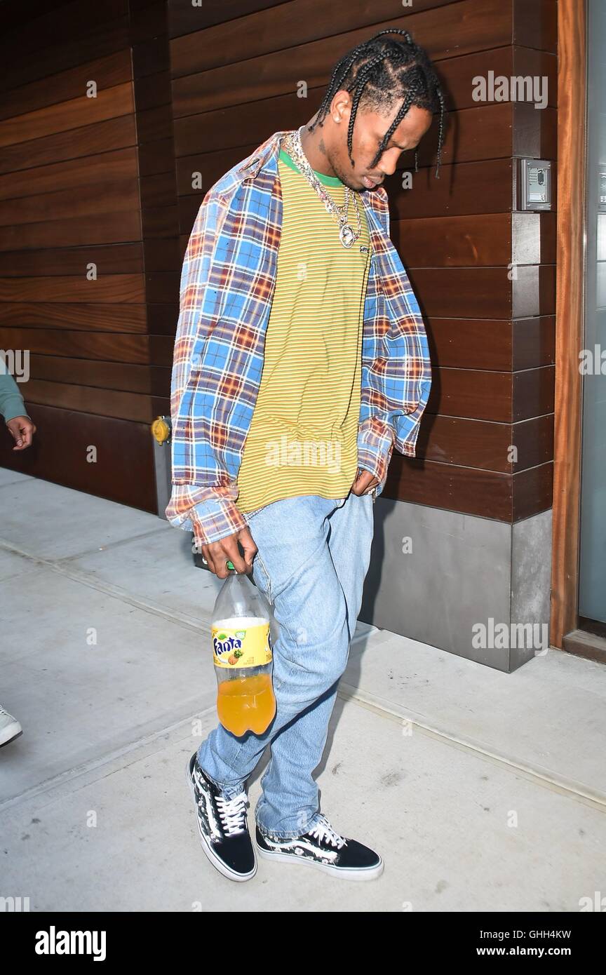 New York, NY, USA. 13th Sep, 2016. Travis Scott, spotted in NoHo out ...