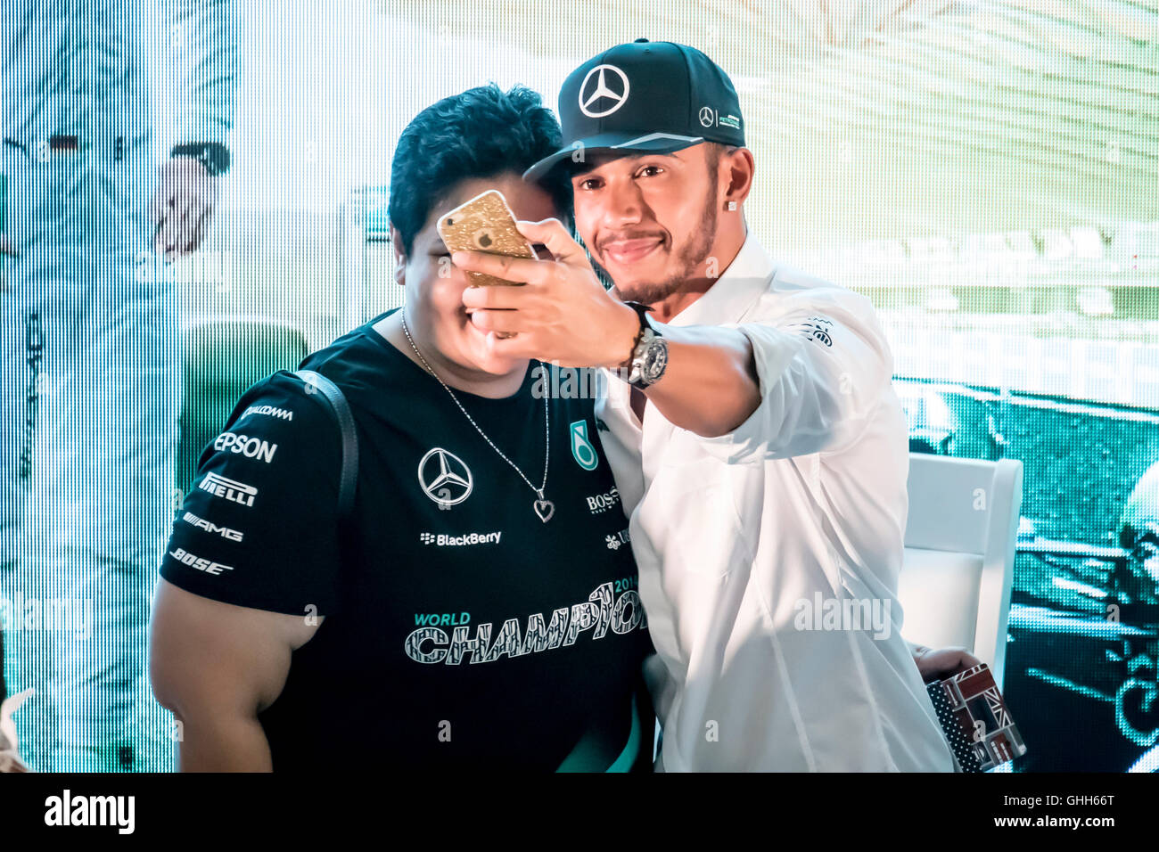 F1 drivers selfie hi-res stock photography and images - Alamy