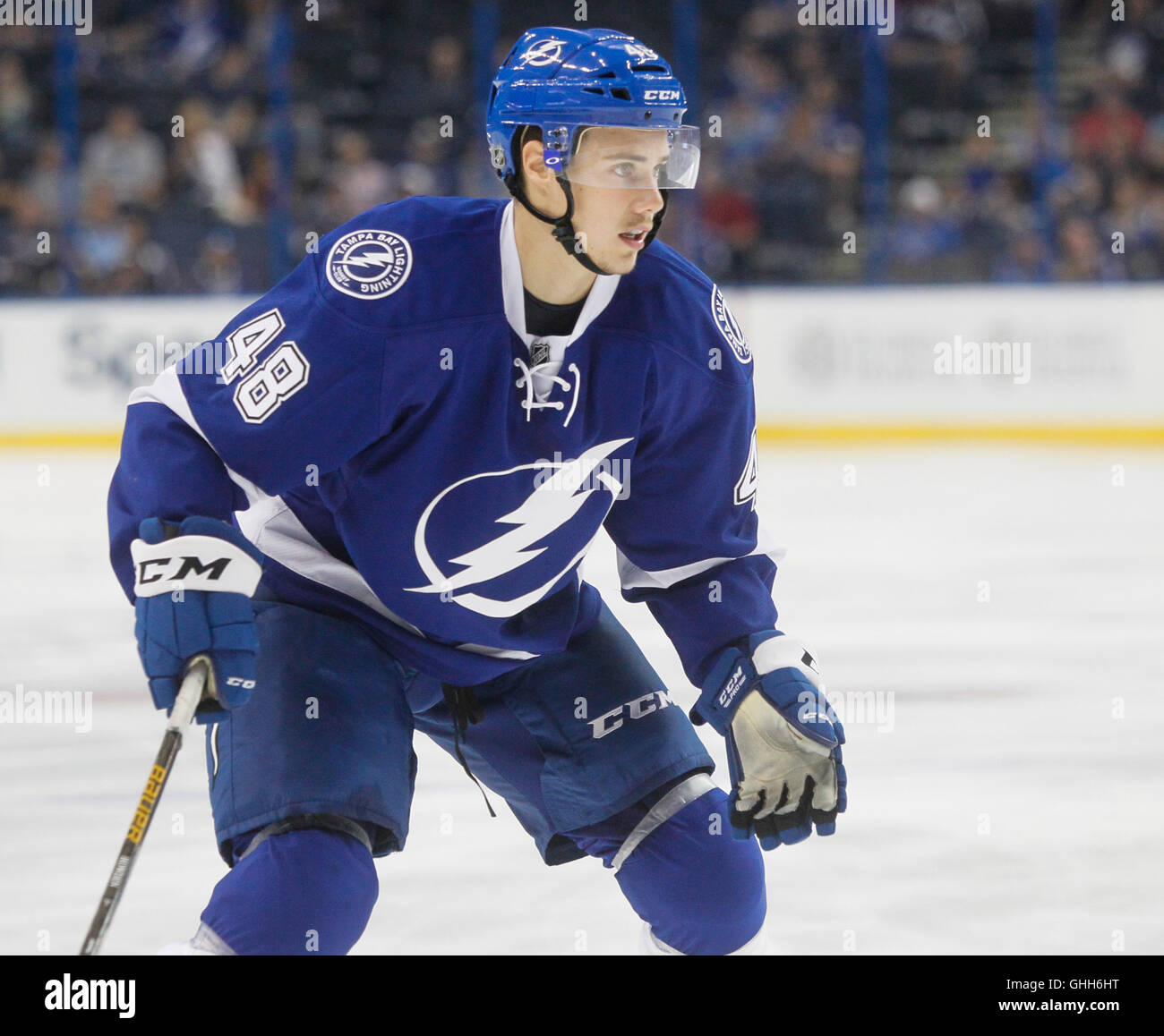 Tampa, Florida, USA. 27th Sep, 2016. Tampa Bay Lightning Brett Howden ...