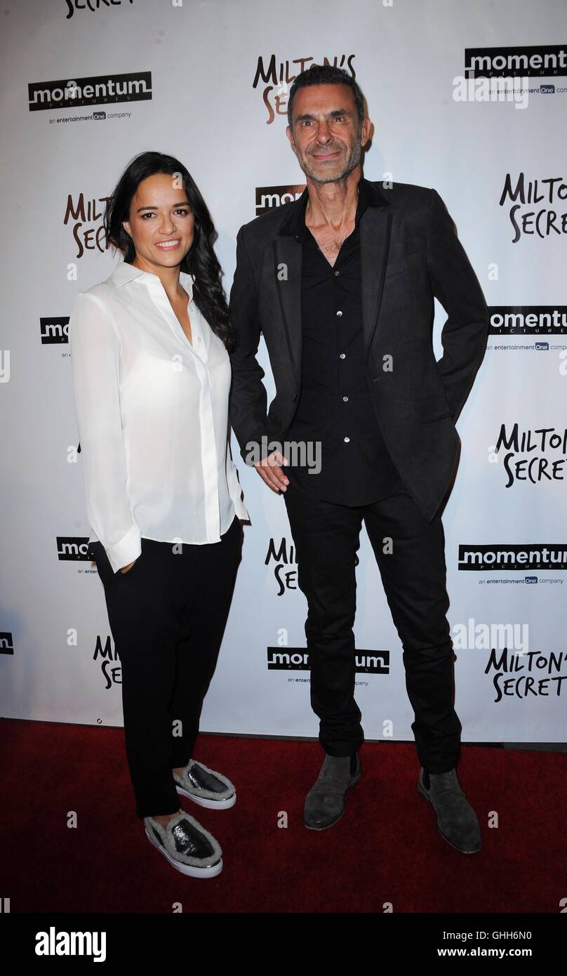 Los Angeles, CA, USA. 27th Sep, 2016. Michelle Rodriguez, Barnet Bain ...
