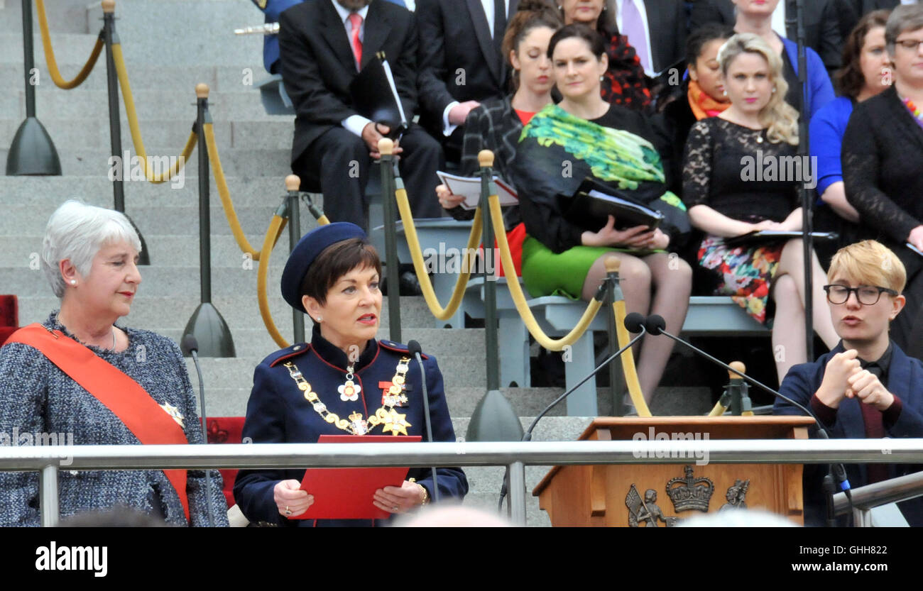 Wellington, New Zealand. 28th Sep, 2016. New Zealand's 21st Governor ...