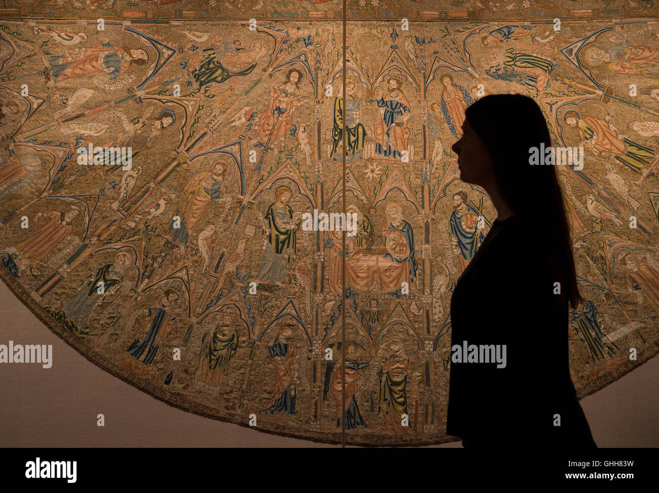 V&A, London, UK. 28th September, 2016. Opus Anglicanum: Masterpieces of ...