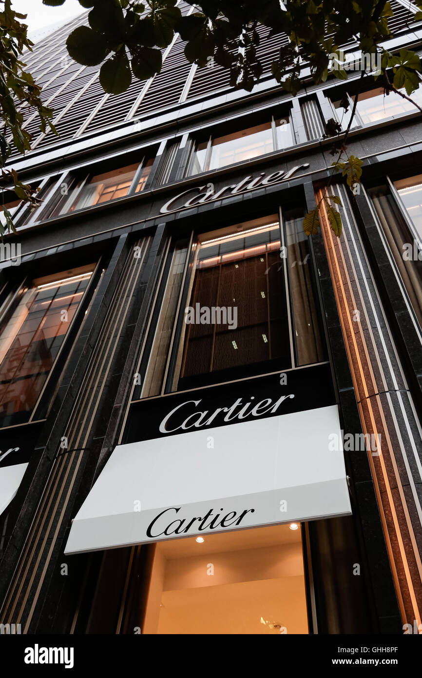 Tokyo, Japan. 28th September, 2016. Cartier reopens its flagship store ...