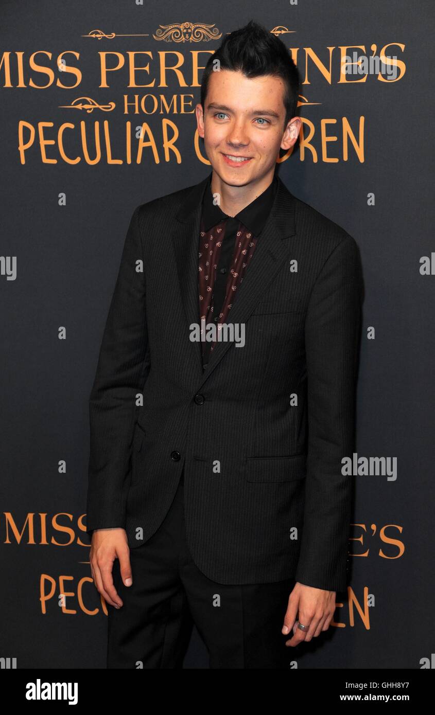 New York, NY, USA. 26th Sep, 2016. Asa Butterfield at arrivals for MISS ...