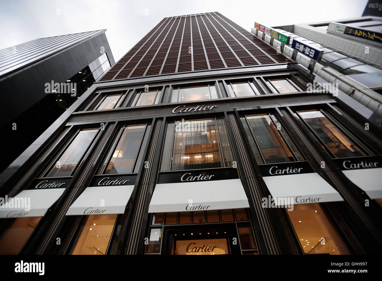 Tokyo, Japan. 28th September, 2016. Cartier reopens its flagship store ...