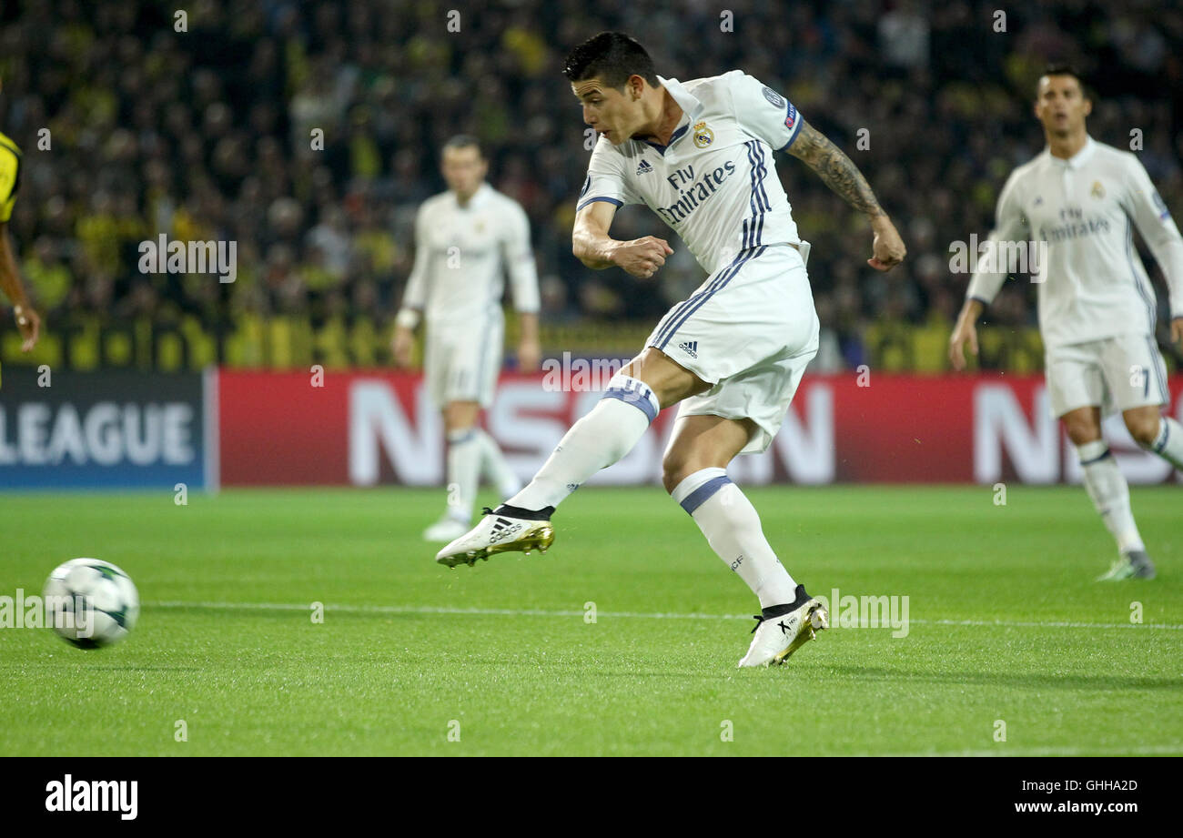 Dortmund, Germany. 27th Sep, 2016. James Rodriguez of Real Madrid in ...