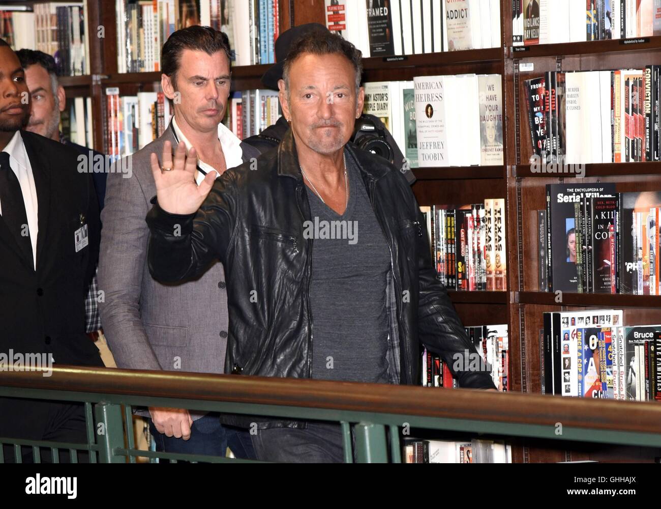 New York, NY, USA. 28th Sep, 2016. Bruce Springsteen at in-store ...