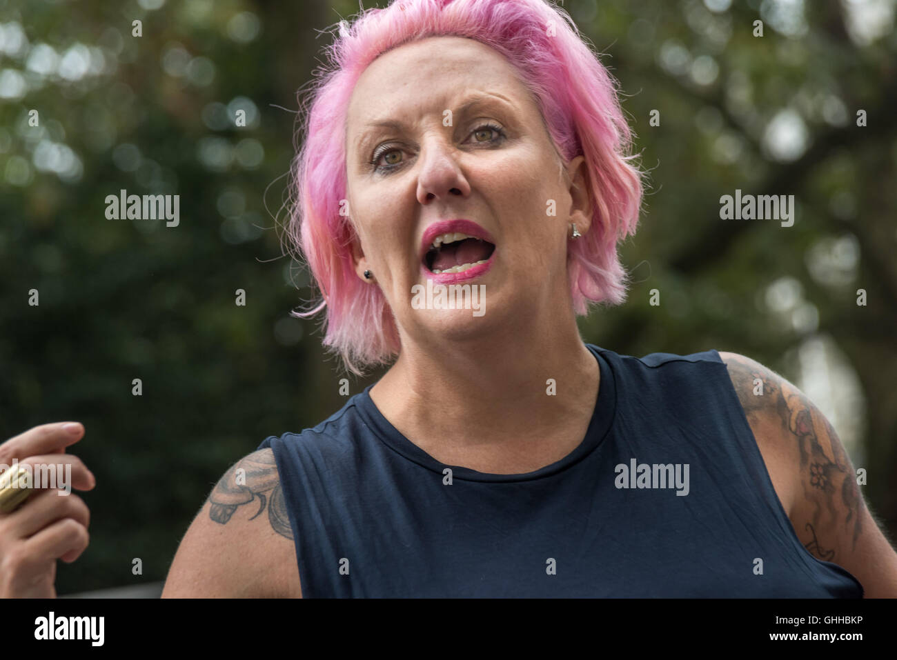 London, UK. 28th September 2016. LSE research fellow Lisa McKenzie ...