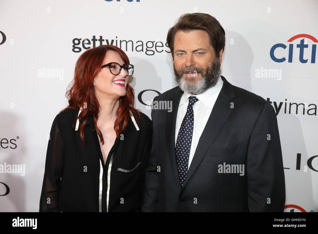 New York, NY, USA. 28th Sep, 2016. Megan Mullally, Nick Offerman at ...